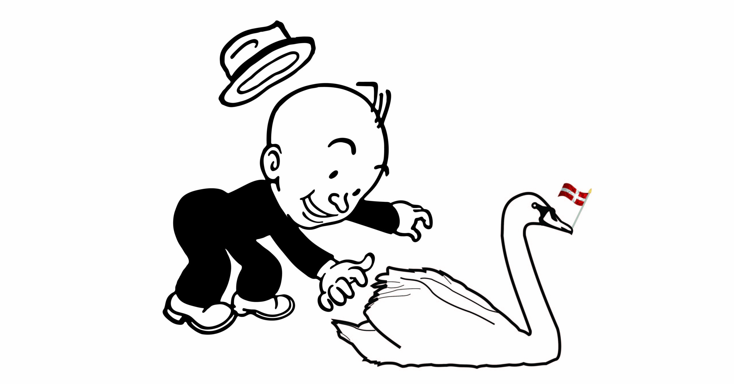 Which Animal Represents Denmark best? Swans, Pigs, Dogs, Horses?